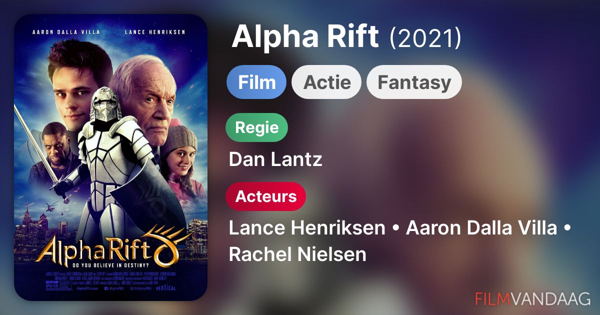 Alpha Rift (film, 2021) - FilmVandaag.nl