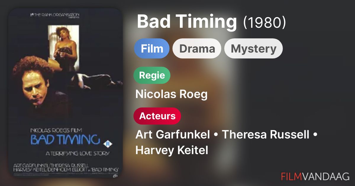 Bad Timing (film, 1980) - FilmVandaag.nl