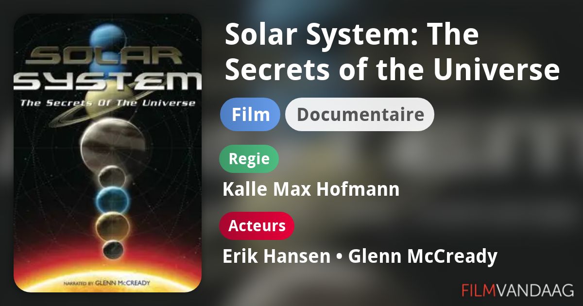 Solar System: The Secrets of the Universe (film, 2014) - FilmVandaag.nl