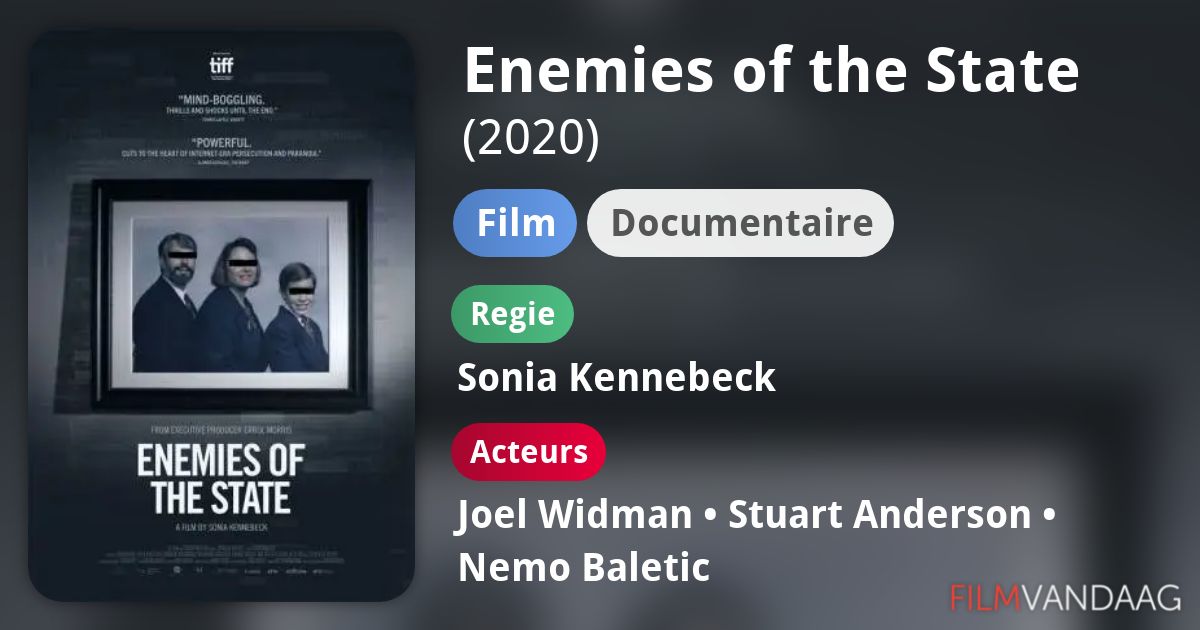 Enemies of the State (film, 2020) - FilmVandaag.nl