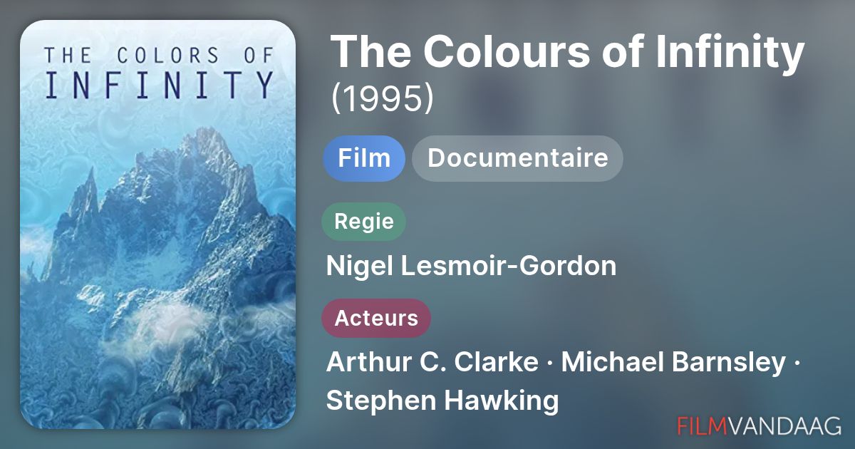 The Colours of Infinity (film, 1995) - FilmVandaag.nl