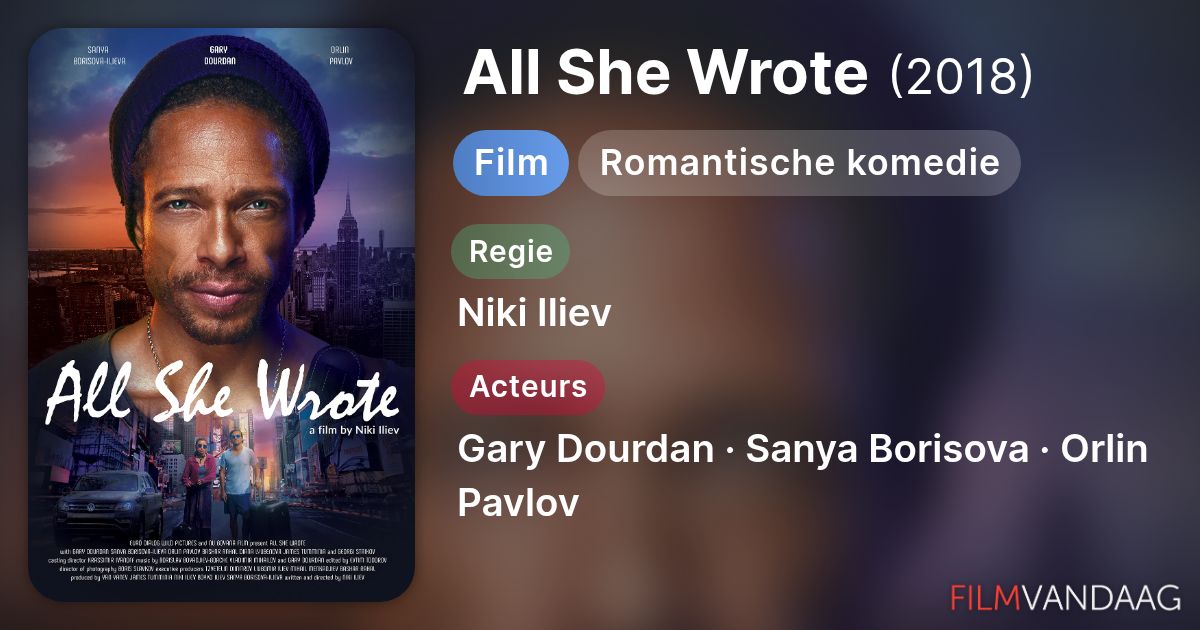 All She Wrote (film, 2018) Nu Online Kijken - FilmVandaag.nl