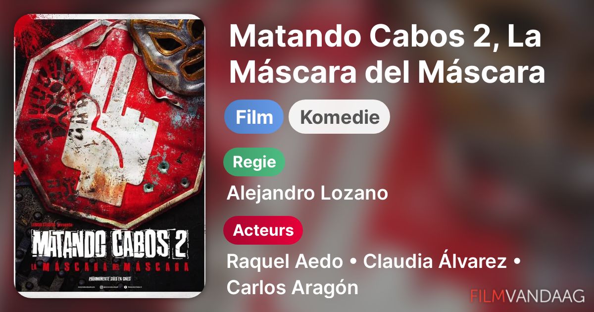 Matando Cabos 2, La Máscara del Máscara (film, 2021) - FilmVandaag.nl