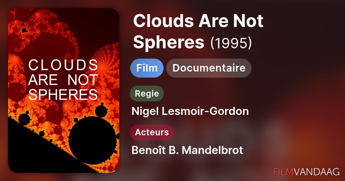 Clouds Are Not Spheres (film, 1995) - FilmVandaag.nl