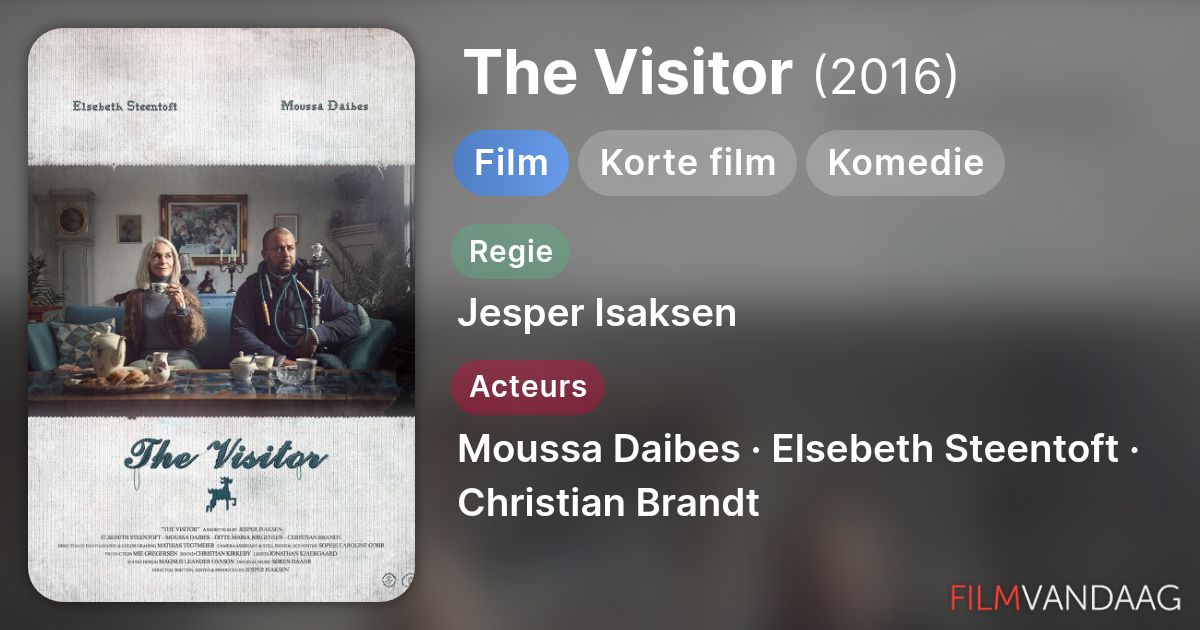 Alle acteurs in The Visitor (film, 2016) - FilmVandaag.nl