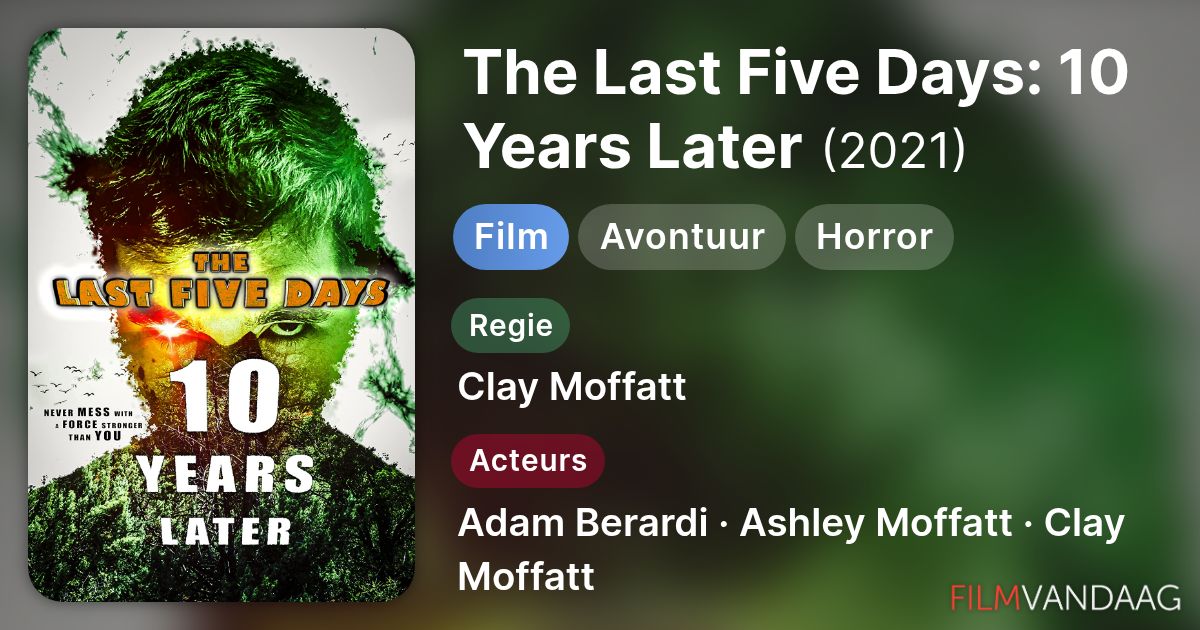 The Last Five Days: 10 Years Later (film, 2021) - FilmVandaag.nl