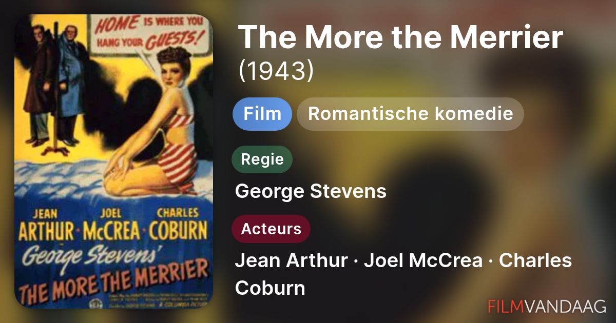The More the Merrier (film, 1943) - FilmVandaag.nl