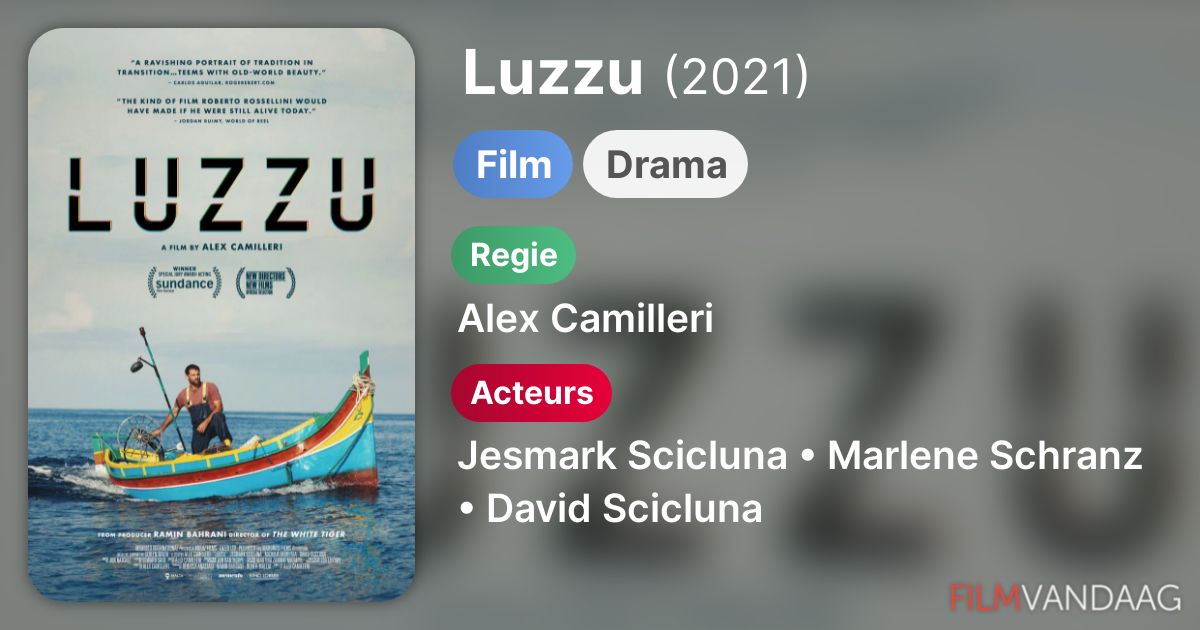 Luzzu (film, 2021) - FilmVandaag.nl