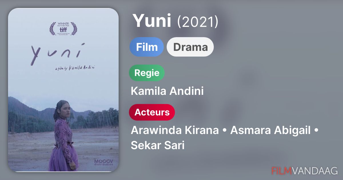 Yuni (film, 2021) - FilmVandaag.nl