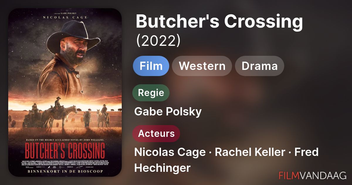 Butcher's Crossing (film, 2022) - FilmVandaag.nl