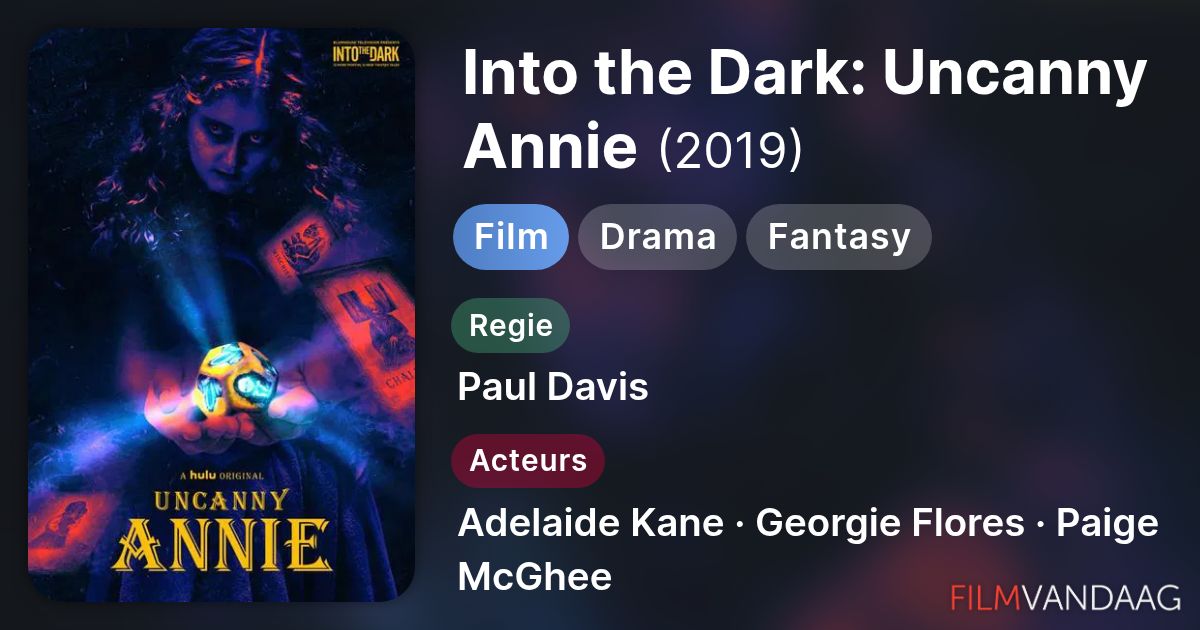Into the Dark: Uncanny Annie (film, 2019) kopen op dvd of blu-ray ...
