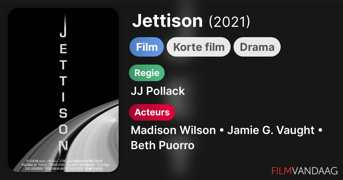 Jettison (film, 2021) - FilmVandaag.nl