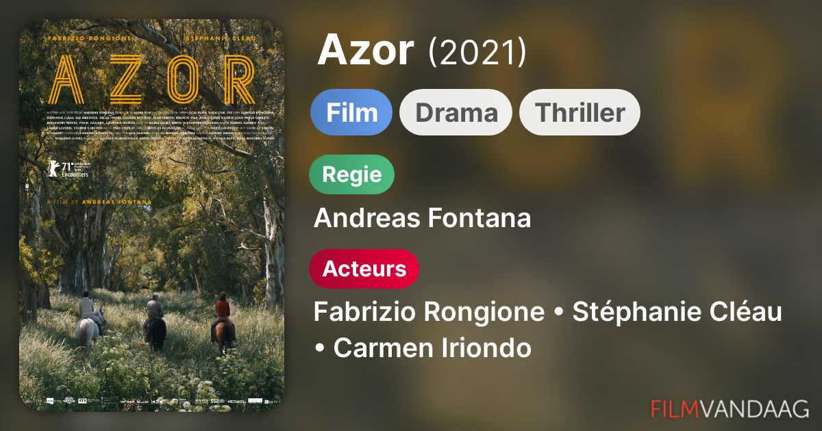 Azor (film, 2021) kopen op dvd of blu-ray - FilmVandaag.nl