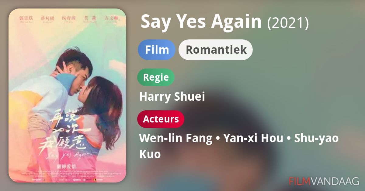 Say Yes Again (film, 2021) - FilmVandaag.nl