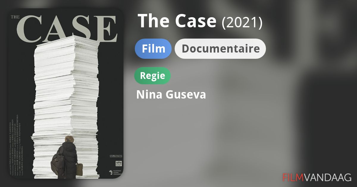 The Case (film, 2021) - FilmVandaag.nl