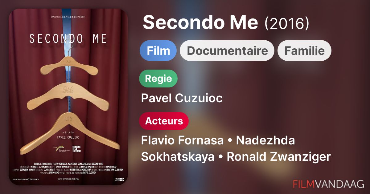 Secondo Me (film, 2016) - FilmVandaag.nl