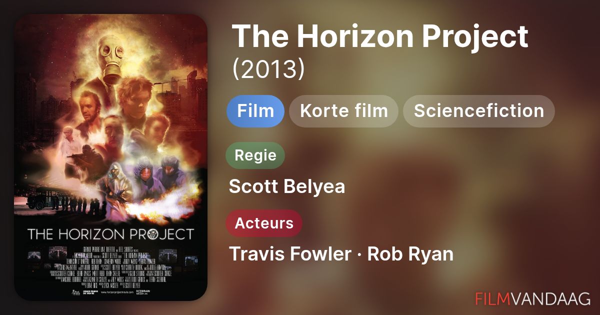 The Horizon Project (film, 2013) - FilmVandaag.nl