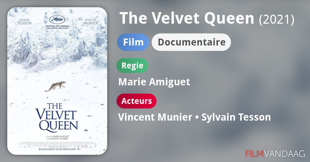 The Velvet Queen (film, 2021) - FilmVandaag.nl