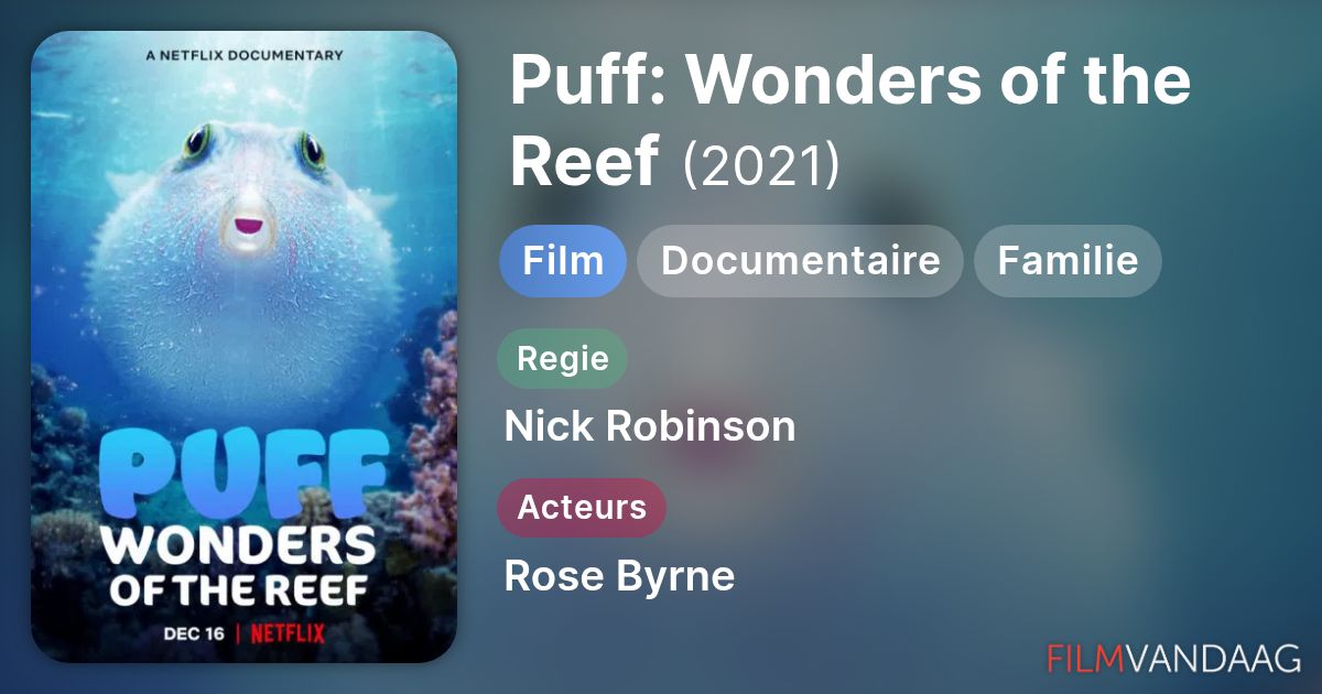 Puff: Wonders of the Reef (film, 2021) - FilmVandaag.nl