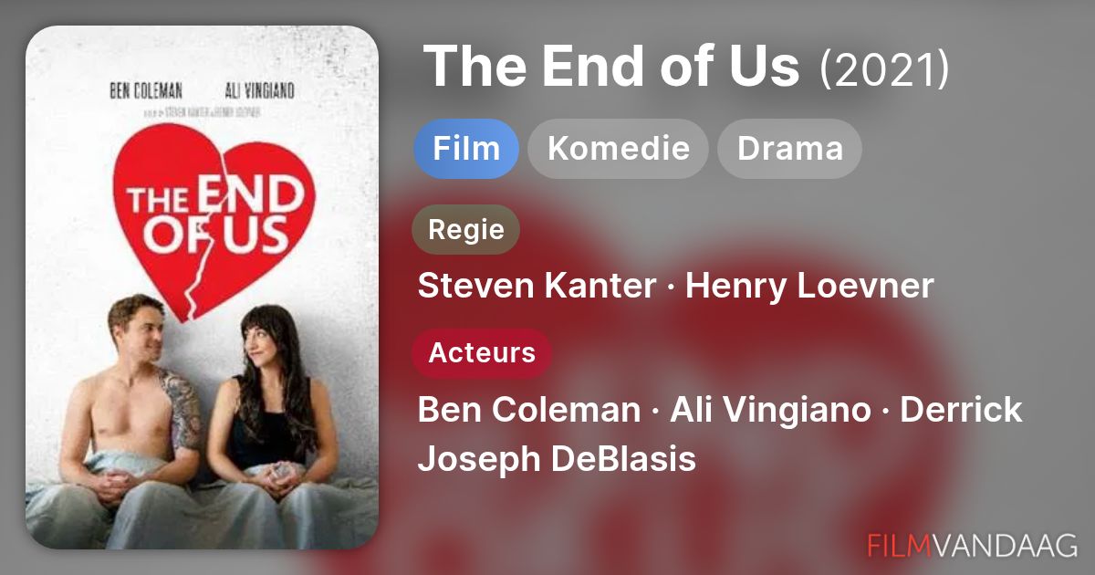 The End of Us (film, 2021) - FilmVandaag.nl