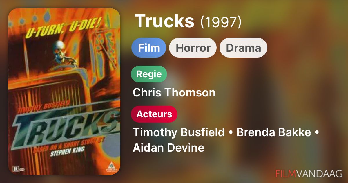 Trucks (film, 1997) Nu Online Kijken - FilmVandaag.nl