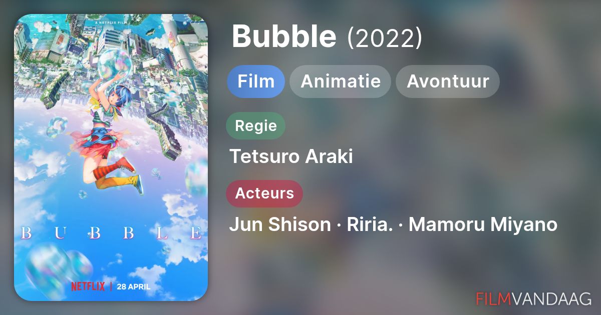 Bubble (film, 2022) - FilmVandaag.nl
