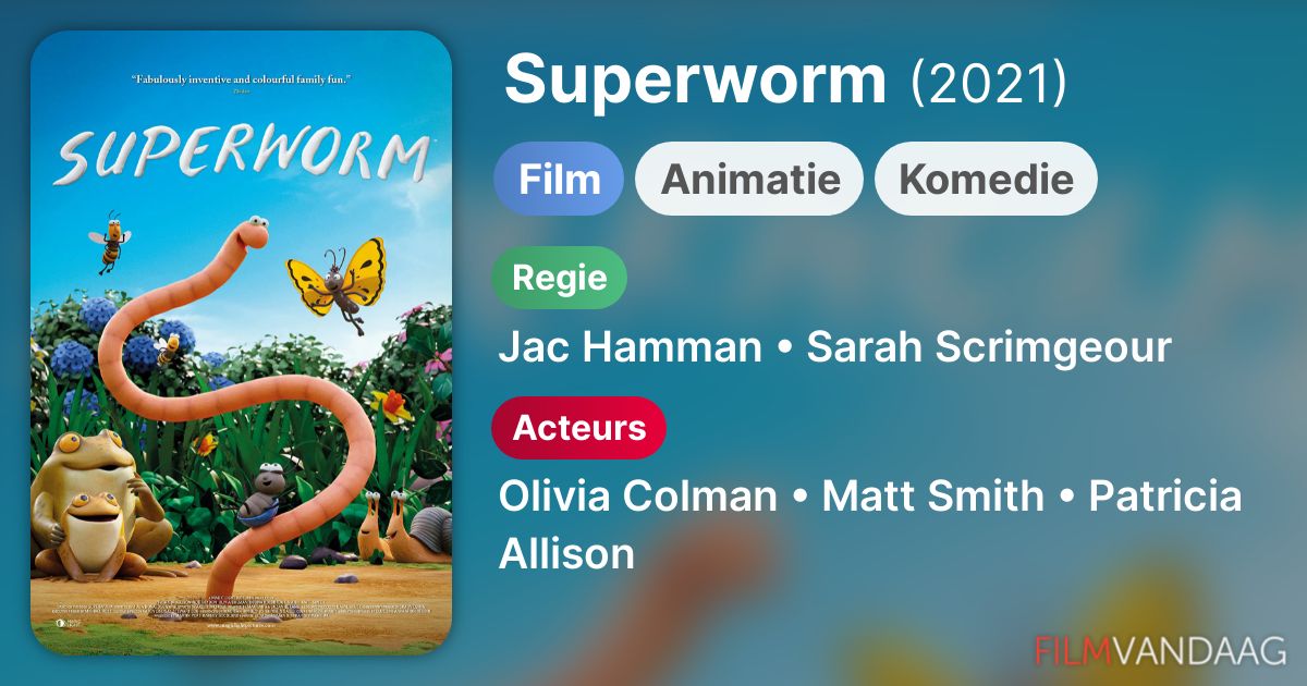 Superworm (film, 2021) - FilmVandaag.nl
