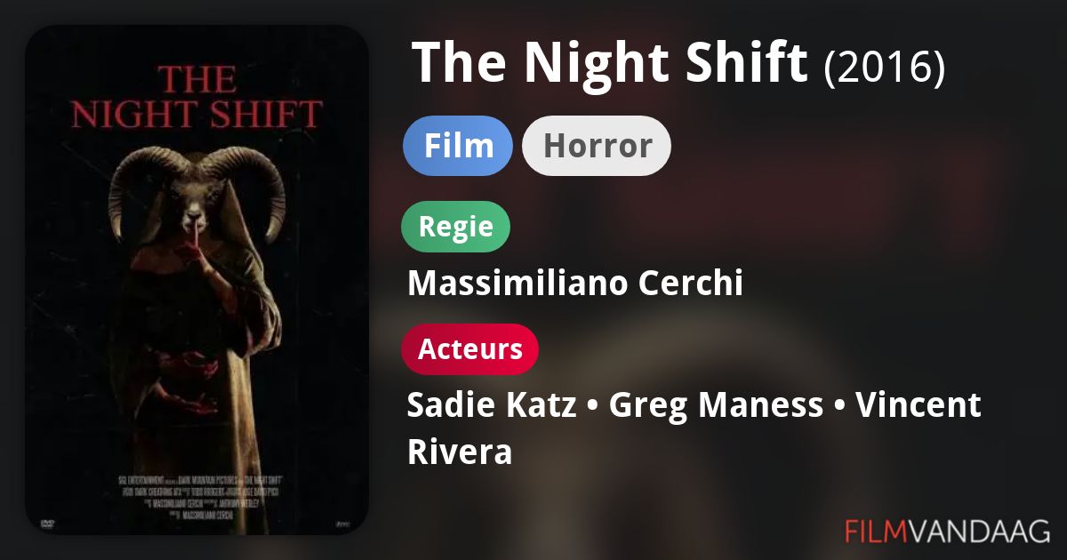 The Night Shift (film, 2016) - FilmVandaag.nl