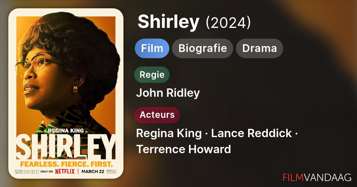 Shirley (film, 2024) - FilmVandaag.nl