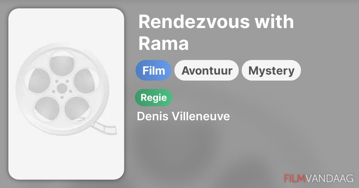 Rendezvous with Rama (film) - FilmVandaag.nl