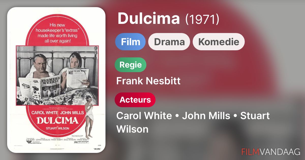 Dulcima (film, 1971) - FilmVandaag.nl