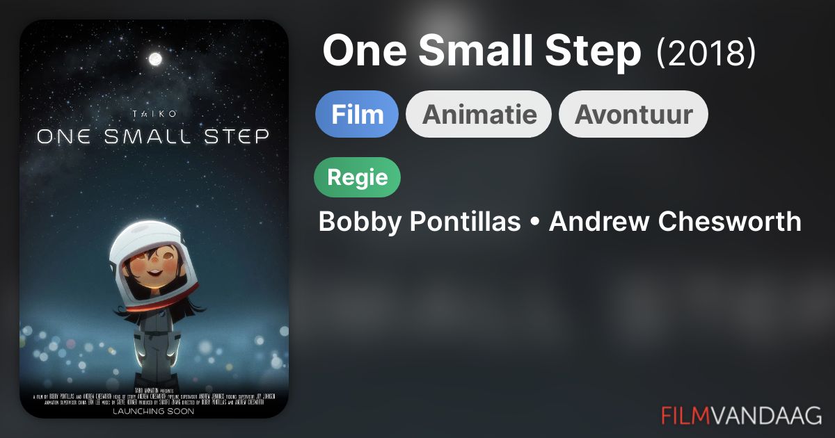 One Small Step (film, 2018) - FilmVandaag.nl