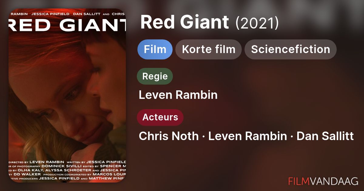 Red Giant (film, 2021) - FilmVandaag.nl