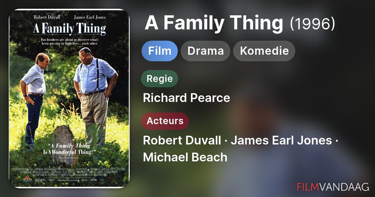 A Family Thing (film, 1996) - FilmVandaag.nl