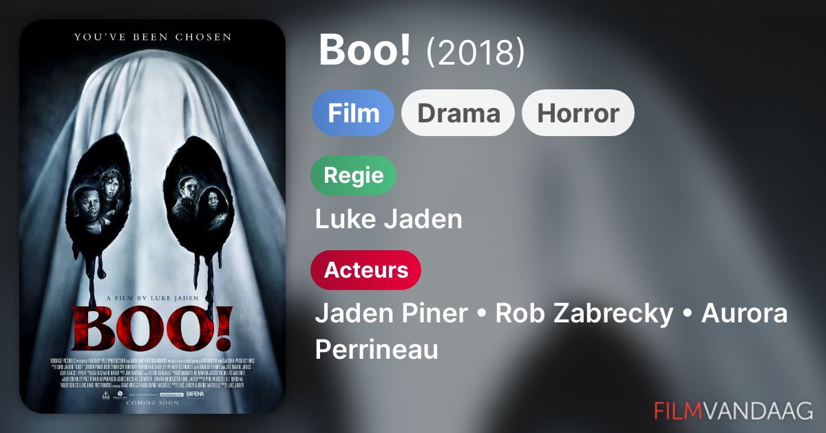 Boo! (film, 2018) - FilmVandaag.nl