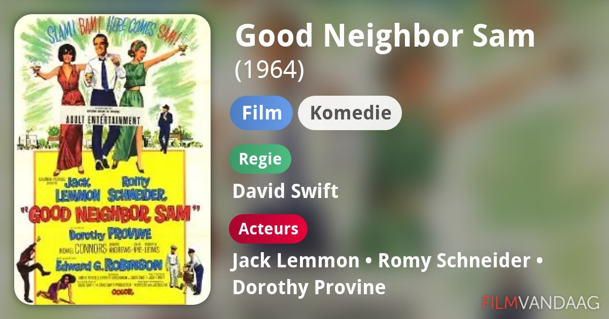 Good Neighbor Sam (film, 1964) - FilmVandaag.nl