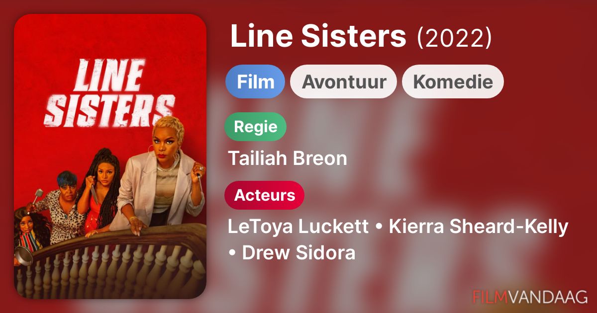 Line Sisters (film, 2022) - FilmVandaag.nl
