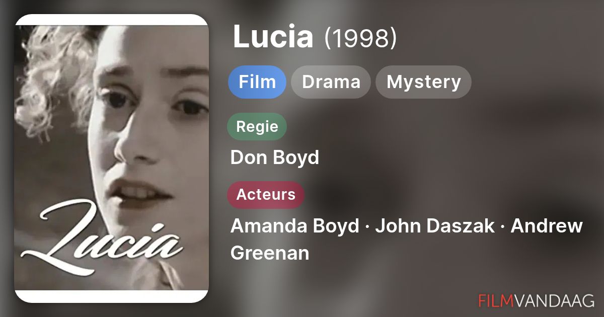 Lucia (film, 1998) - FilmVandaag.nl