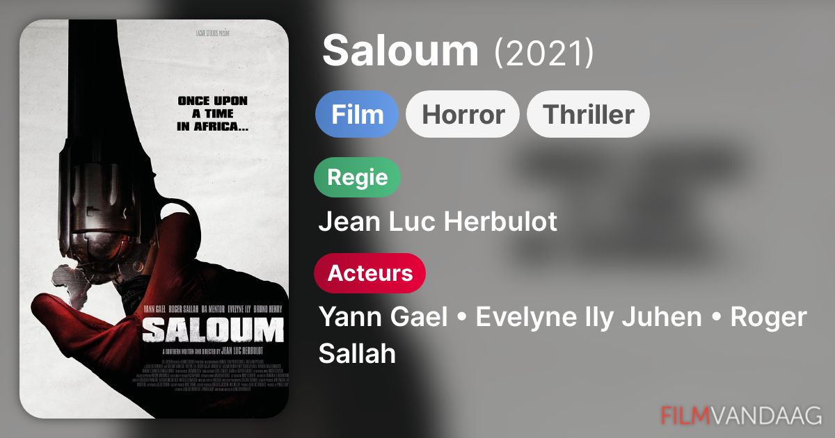 Saloum (film, 2021) - FilmVandaag.nl