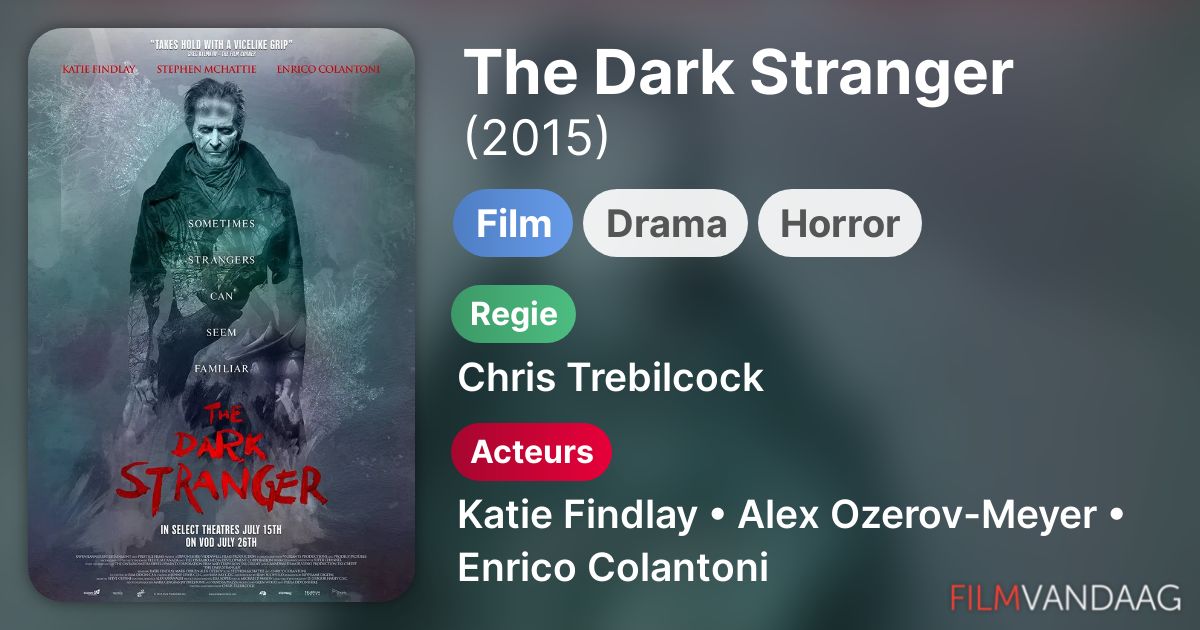 The Dark Stranger (film, 2015) - FilmVandaag.nl