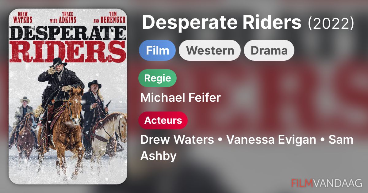 Desperate Riders (film, 2022) - FilmVandaag.nl