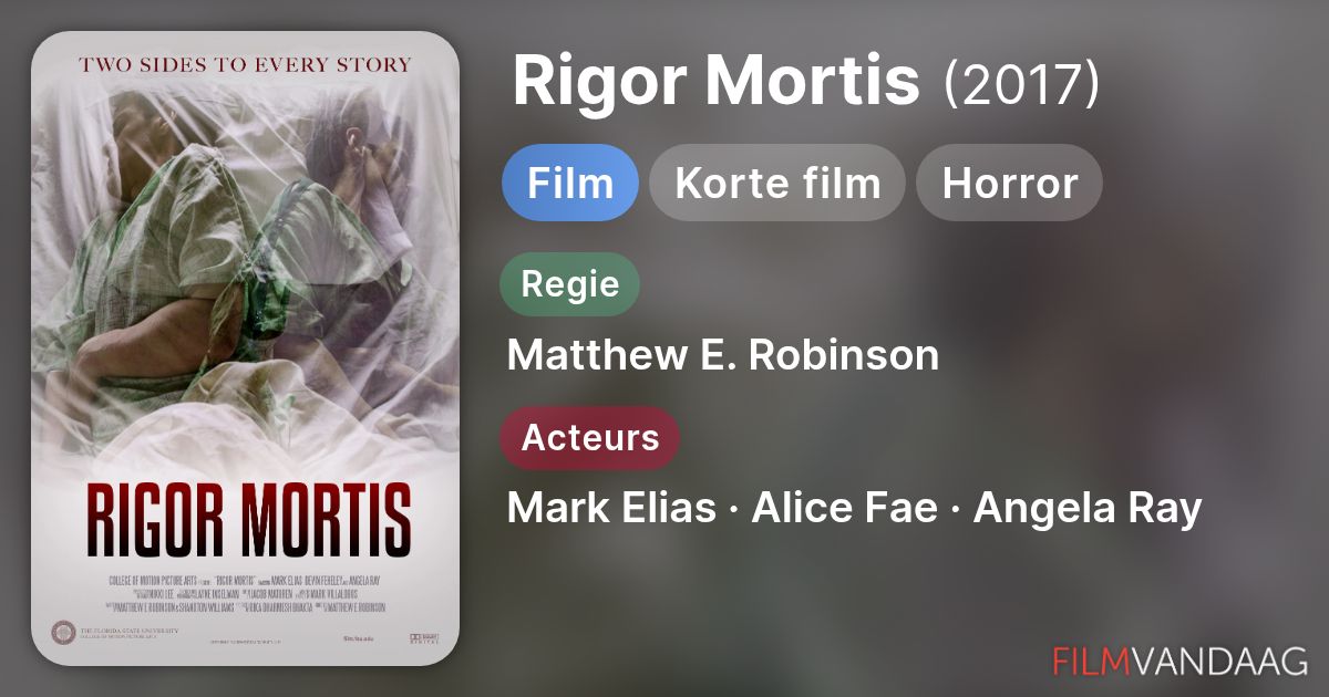 Rigor Mortis (film, 2017) - FilmVandaag.nl