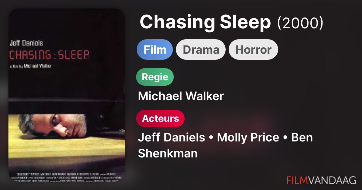 Chasing Sleep (film, 2000) - FilmVandaag.nl