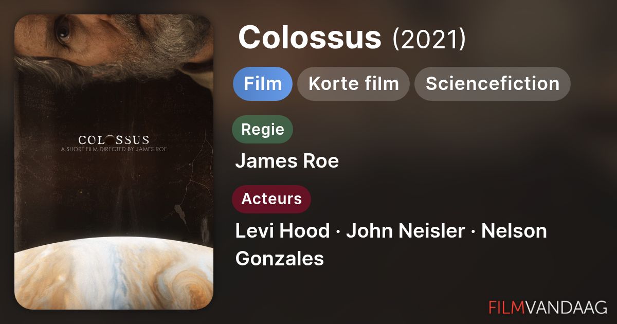 Colossus (film, 2021) kopen op dvd of blu-ray - FilmVandaag.nl