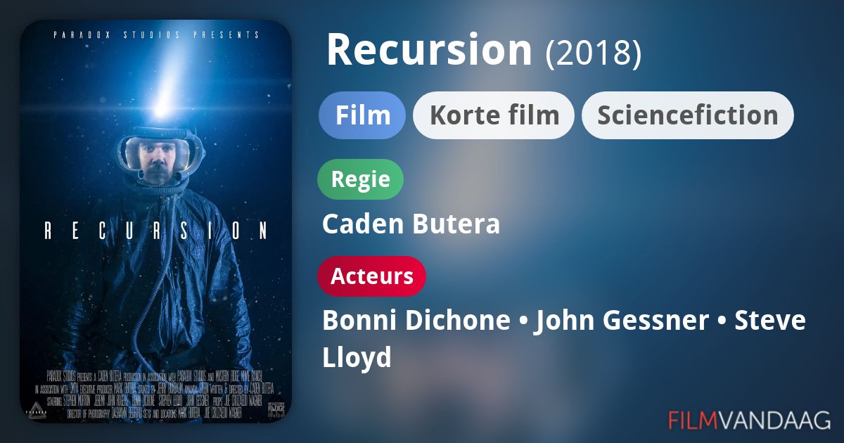 Recursion (film, 2018) - FilmVandaag.nl