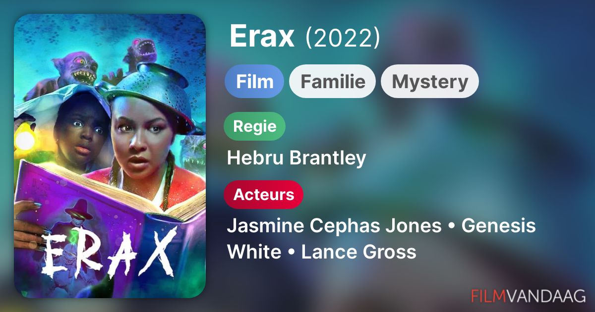 Erax (film, 2022) - FilmVandaag.nl