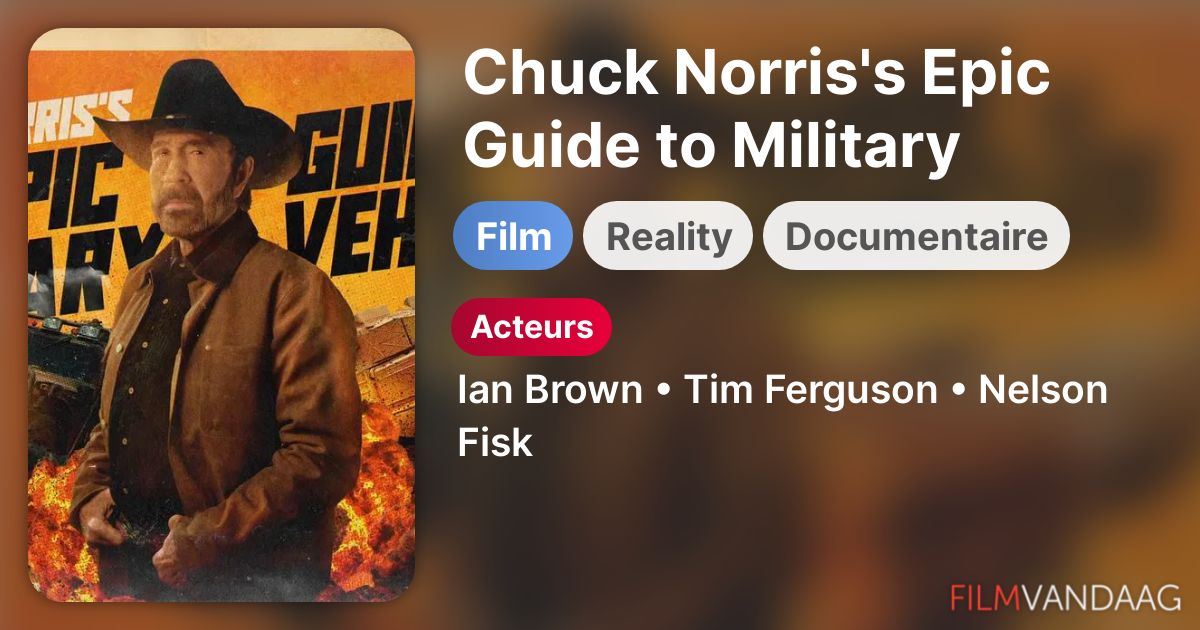 Chuck Norris's Epic Guide to Military Vehicles (film, 2019 ...