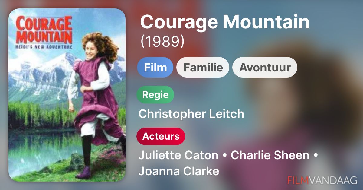 Courage Mountain (film, 1990) - FilmVandaag.nl