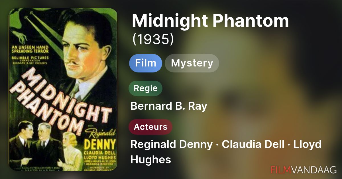 Midnight Phantom (film, 1935) - FilmVandaag.nl