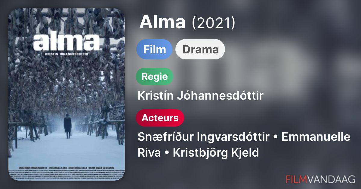 Alma (film, 2021) - FilmVandaag.nl